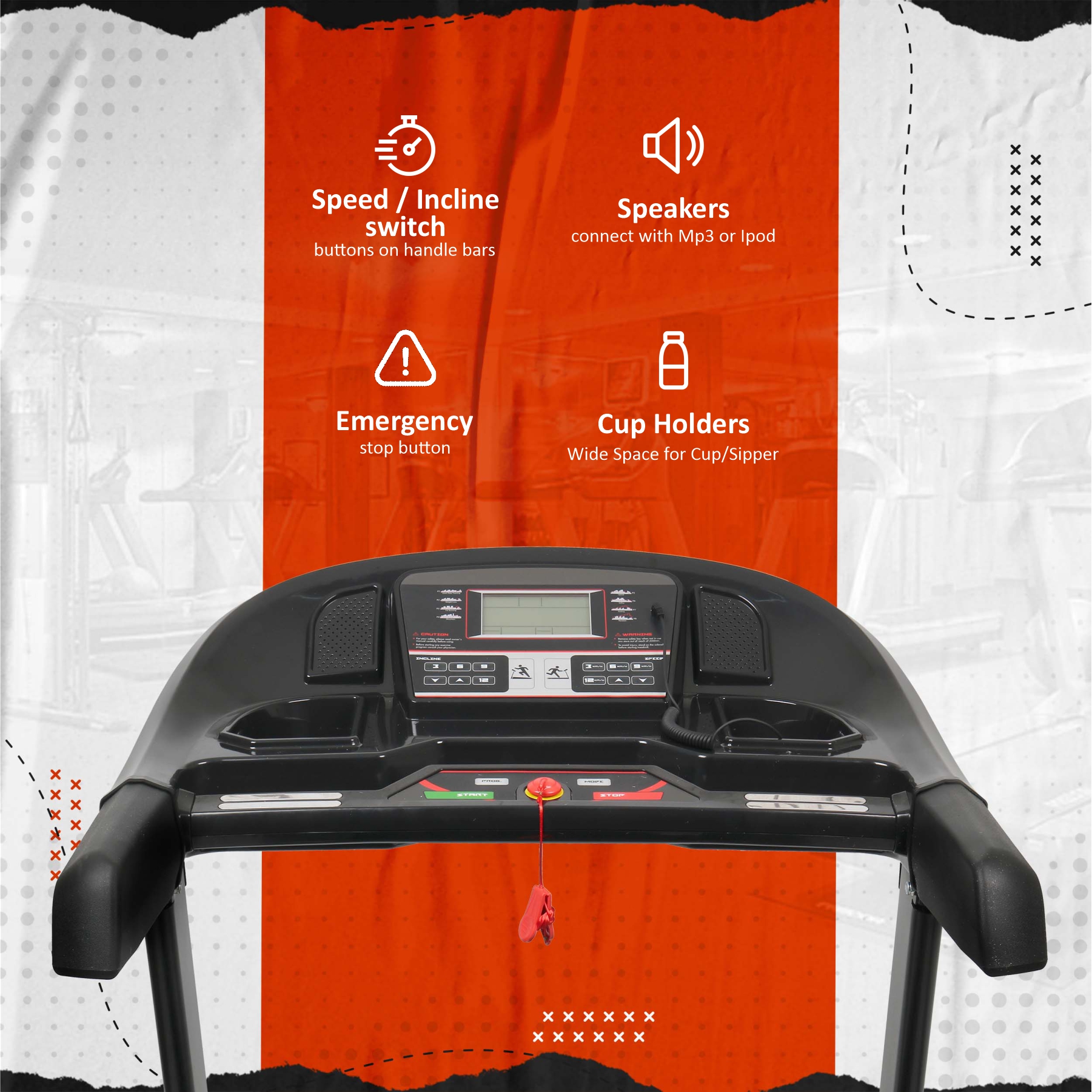 T-752 Motorized Treadmill - VIVA FITNESS