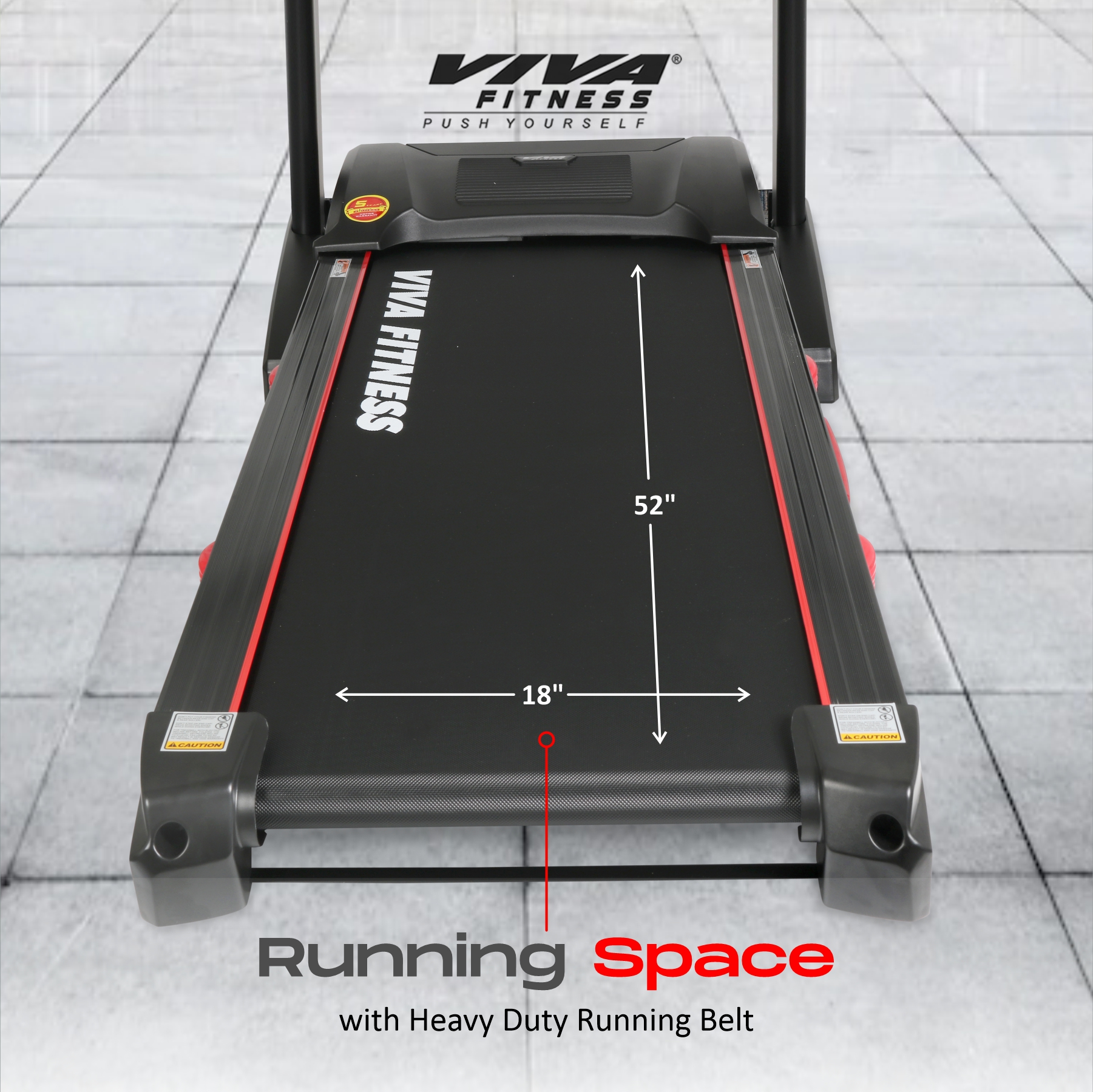 T-51 Motorized Treadmill - VIVA FITNESS