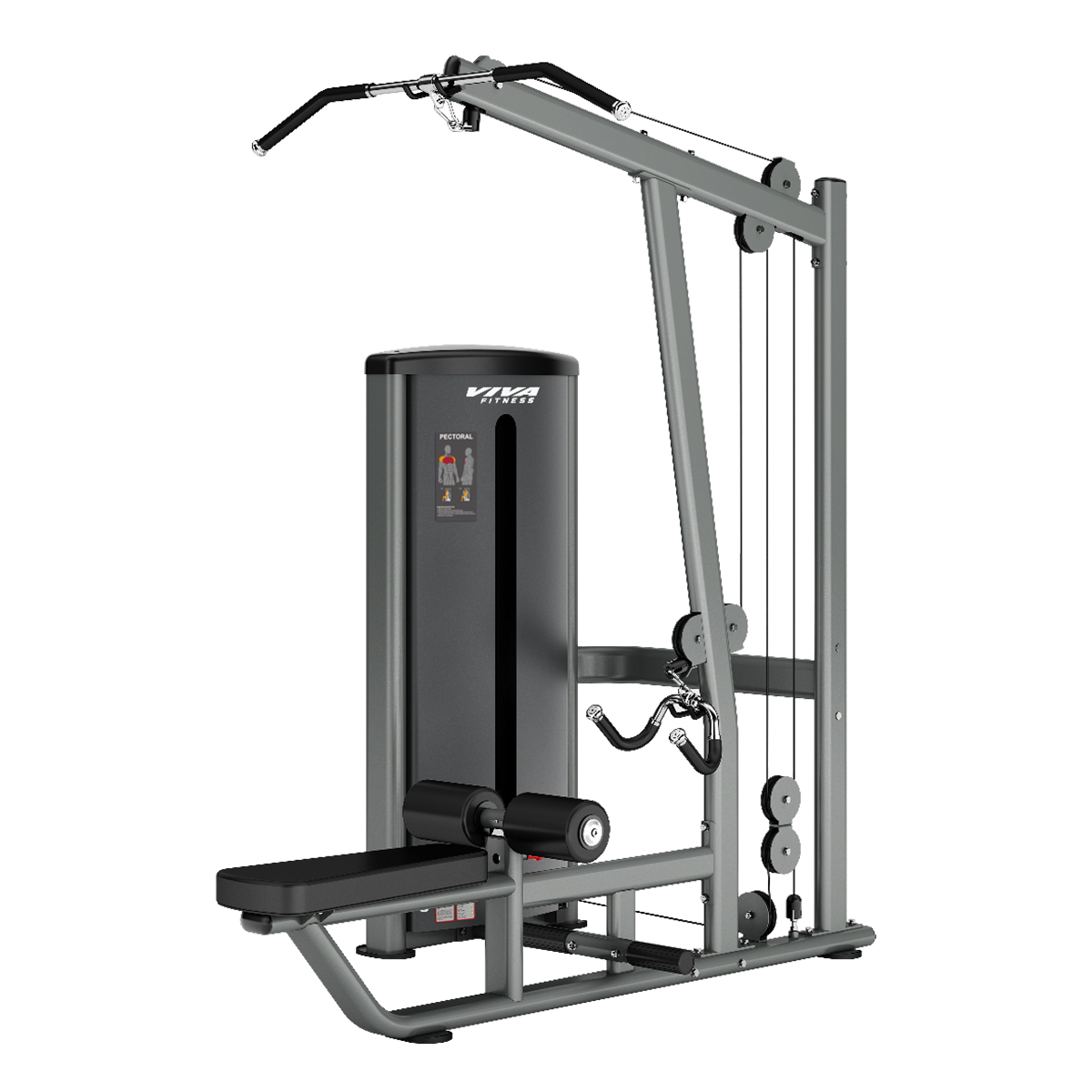 BS010 Pull Down / Mid Row - VIVA FITNESS