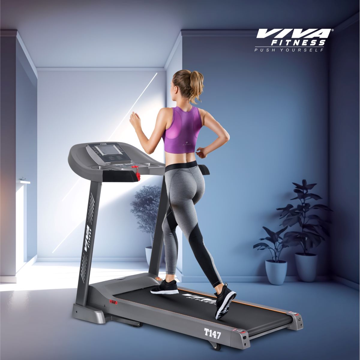 T-147 Motorized Treadmill - VIVA FITNESS