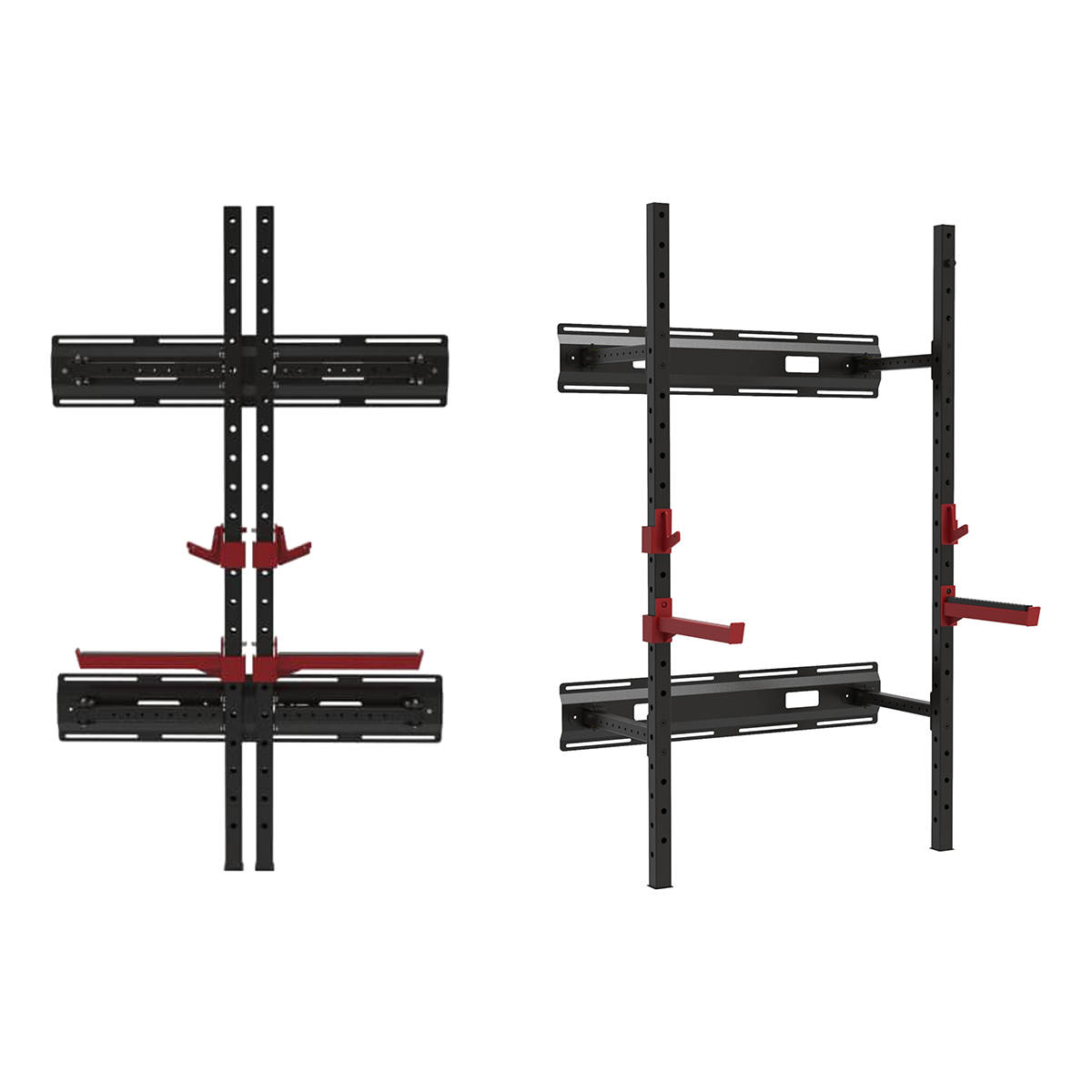 X400 Wall Mounted Foldable Squat Rack - VIVA FITNESS