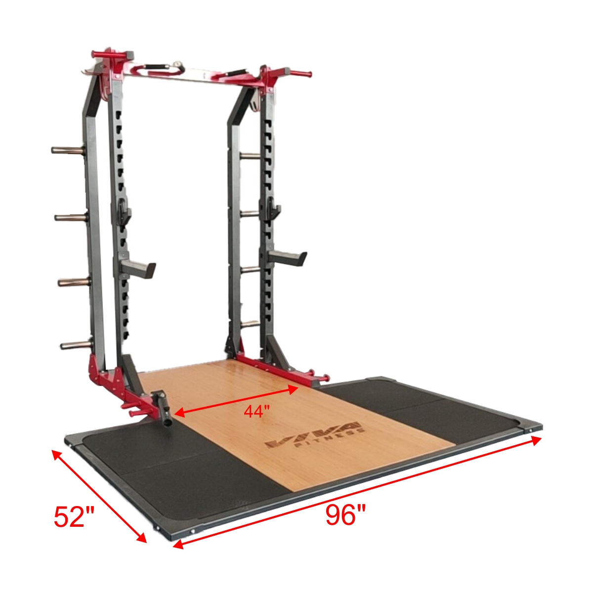 PL4055 Half Rack With Wooden Platform - VIVA FITNESS